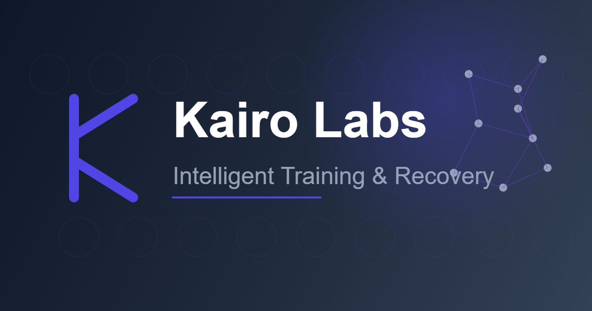 Kairo Labs | AI-Powered Training & Recovery Platform for Athletes